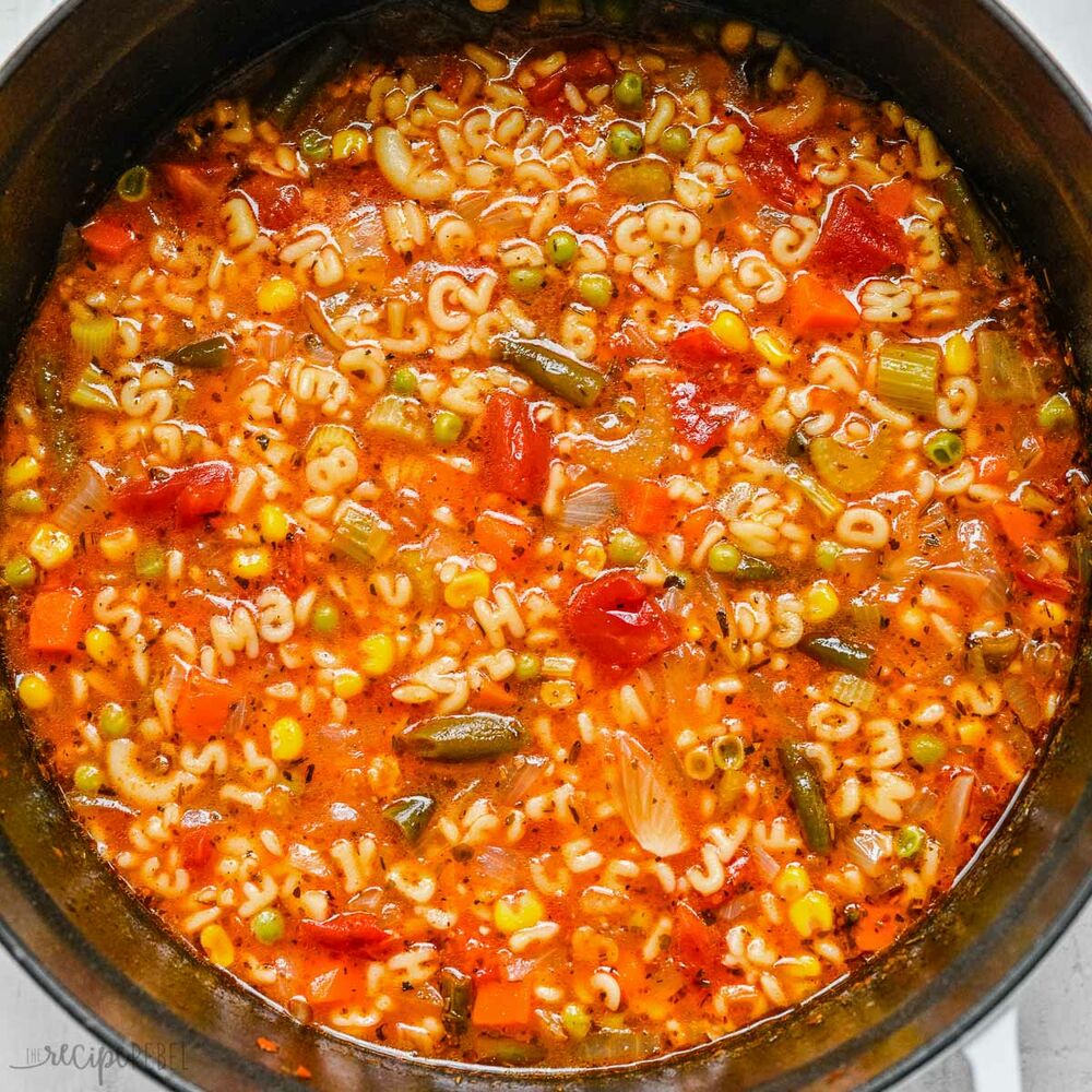 Easy Alphabet Soup recipe Recipe | The Feedfeed