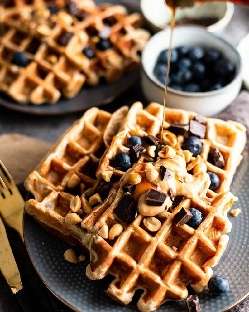 Snickers Waffles Recipe | The Feedfeed
