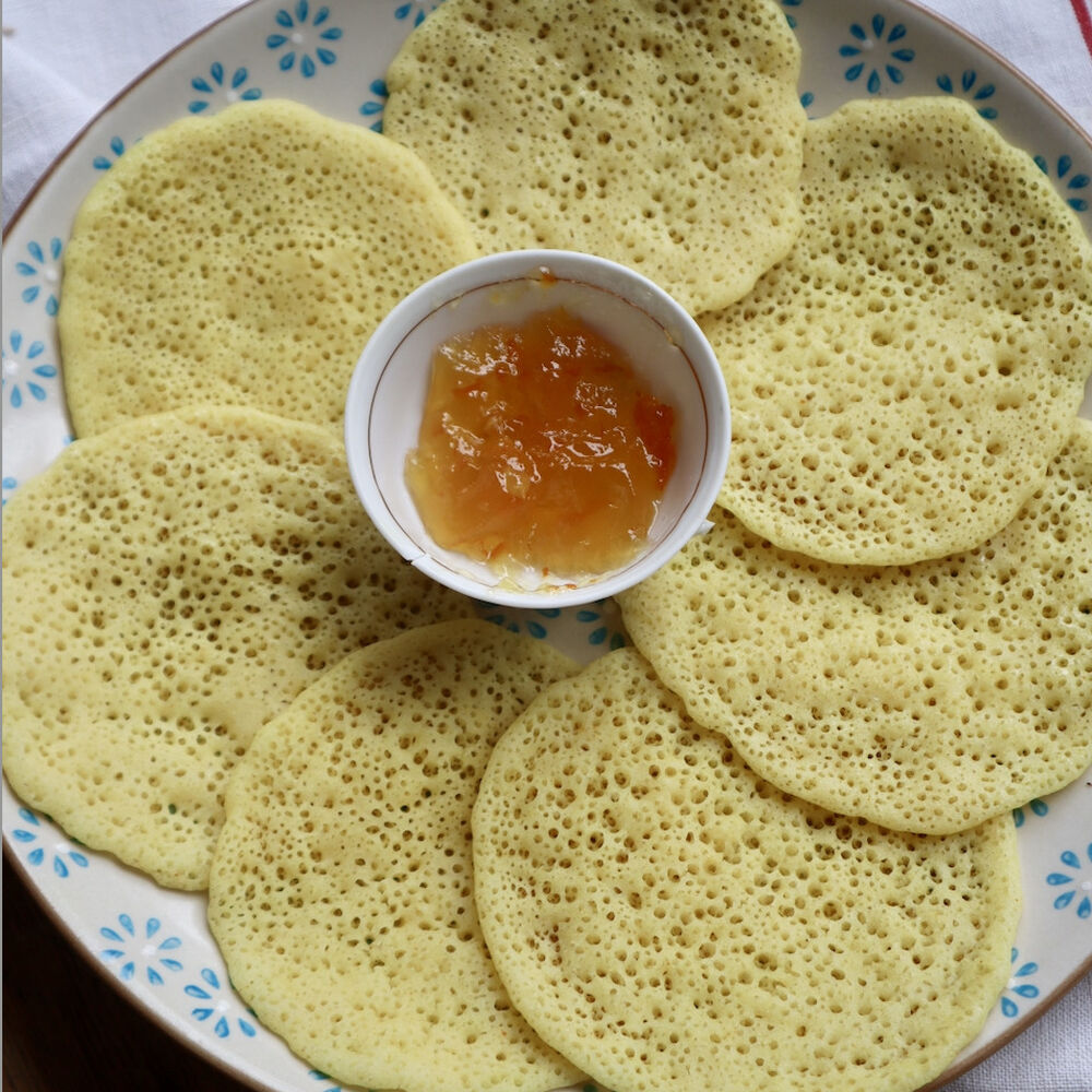 Baghrir: Moroccan Semolina Pancakes Recipe | The Feedfeed