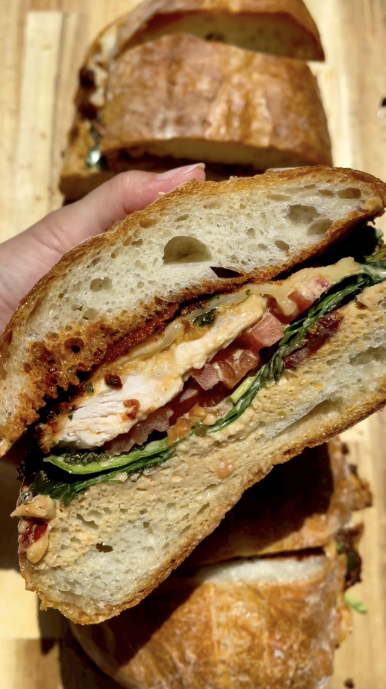 Tuscan Chicken Sandwich with Sun-Dried Tomato Spread Recipe | The Feedfeed Tuscan Chicken Sandwich with Sun-Dried Tomato Spread Recipe | The Feedfeed