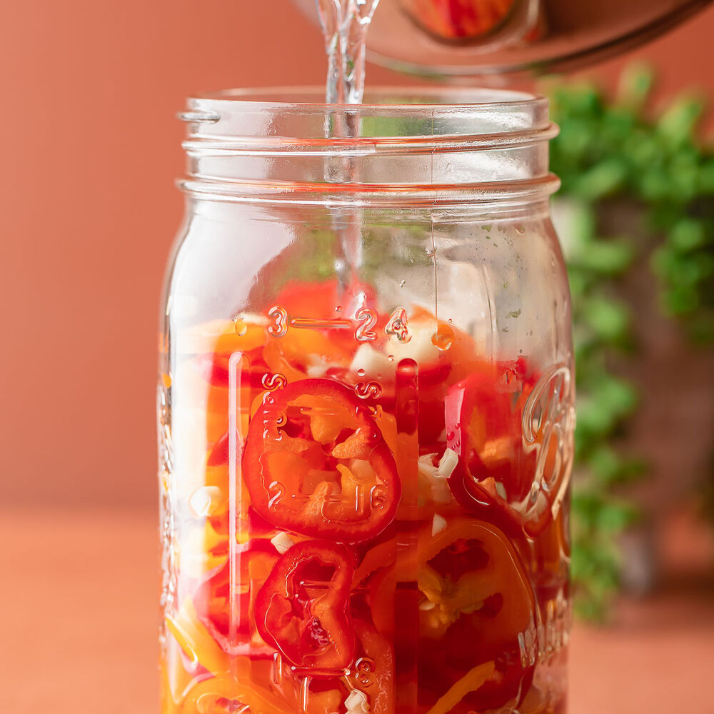 Quick Pickled Sweet Mini Peppers Recipe | The Feedfeed