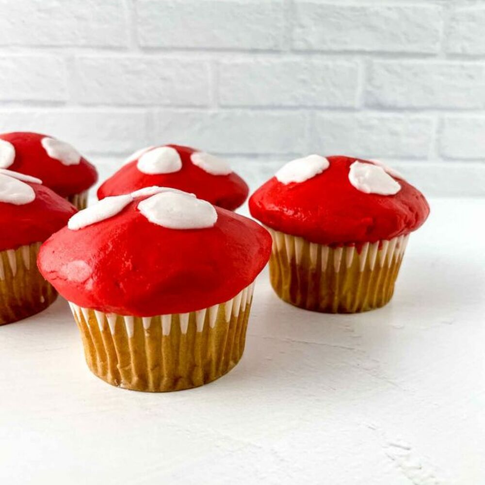 Easy and fun super mario cupcakes Recipe | The Feedfeed