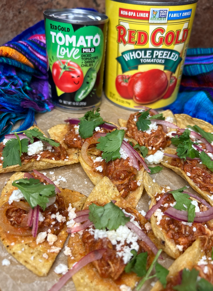 Mini Chicken Tinga Tostadas | Video Recipe The Feedfeed