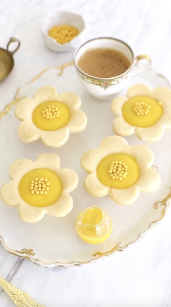 Mini Mango Blossom Tarts Recipe | The Feedfeed