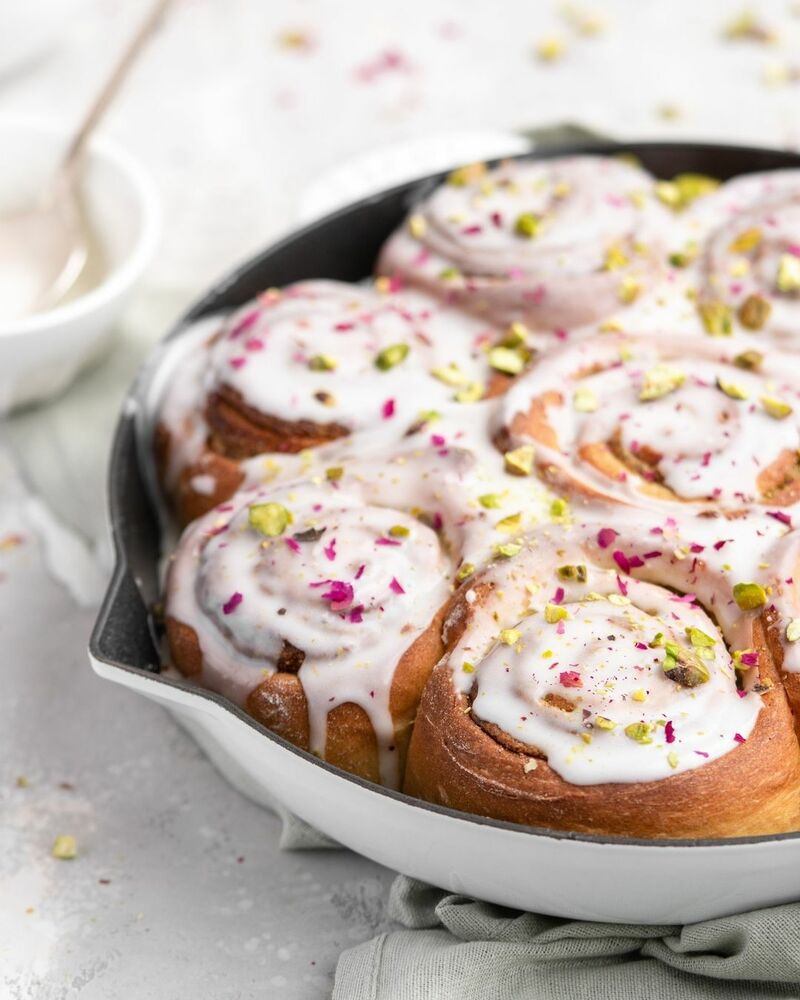 Cardamon Pistachio Rolls Recipe | The Feedfeed