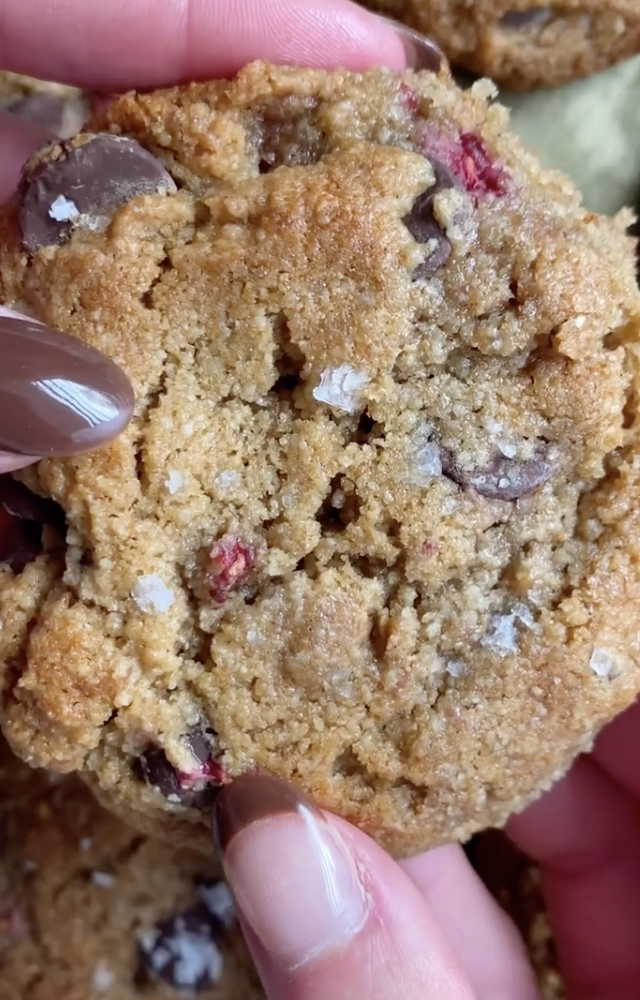 Gluten-free Raspberry Chocolate Chip Cookies Recipe | The Feedfeed