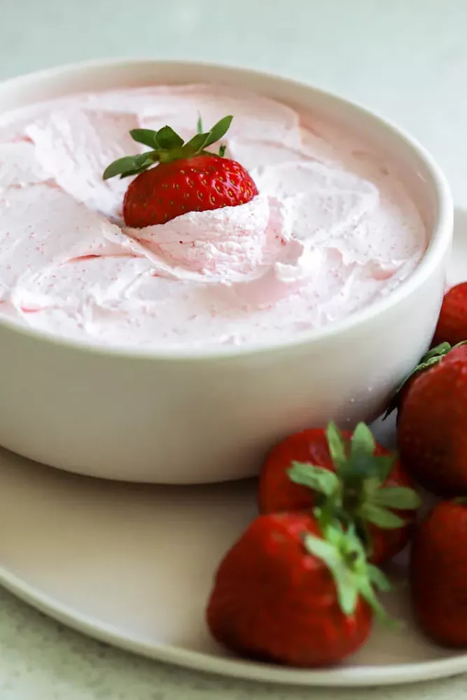 3-Ingredient Strawberry Fruit Dip Recipe | The Feedfeed