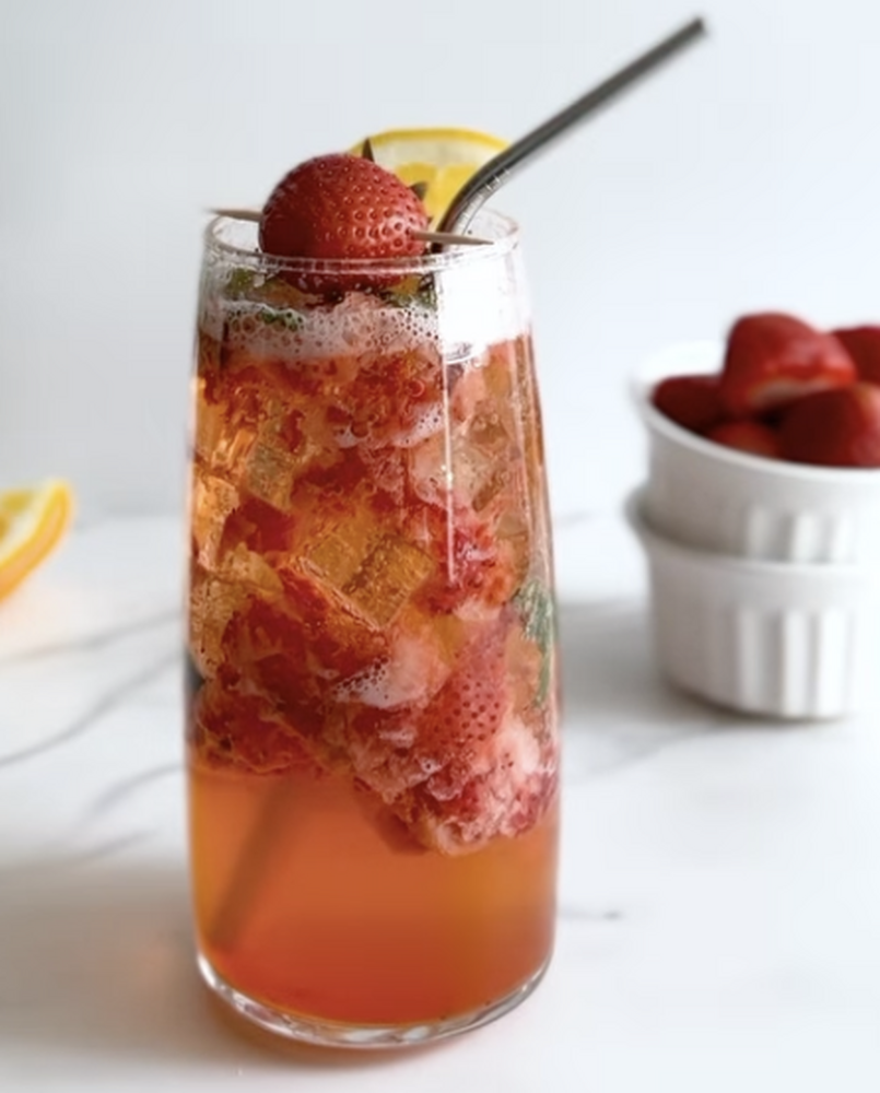 Strawberry Basil Mocktail Recipe | The Feedfeed