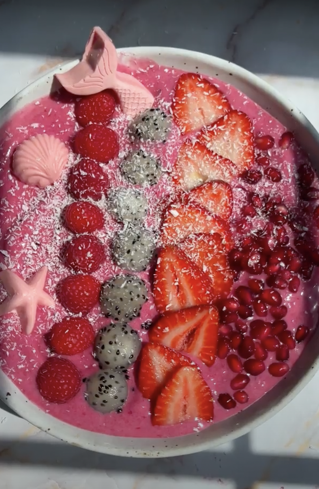 Pretty in Pink Smoothie Bowl Recipe | The Feedfeed