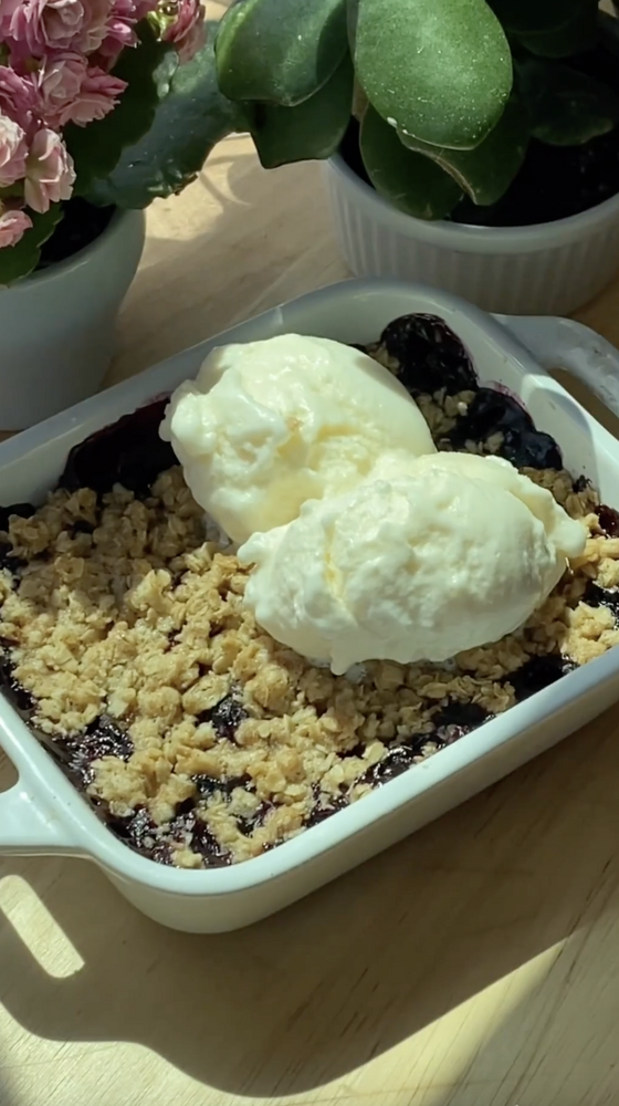 Single Serve Blueberry Cobbler Recipe The Feedfeed Single Serve Blueberry Cobbler Recipe The Feedfeed