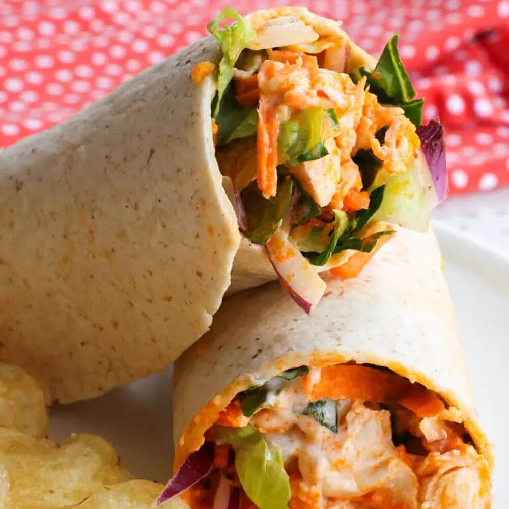 Buffalo Chicken Wrap Recipe | The Feedfeed