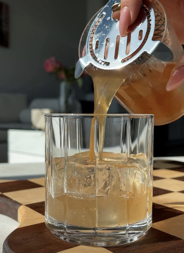 Non-Alcoholic Old Fashioned (Vanilla Spiced Pear Mocktail) Recipe | The Feedfeed