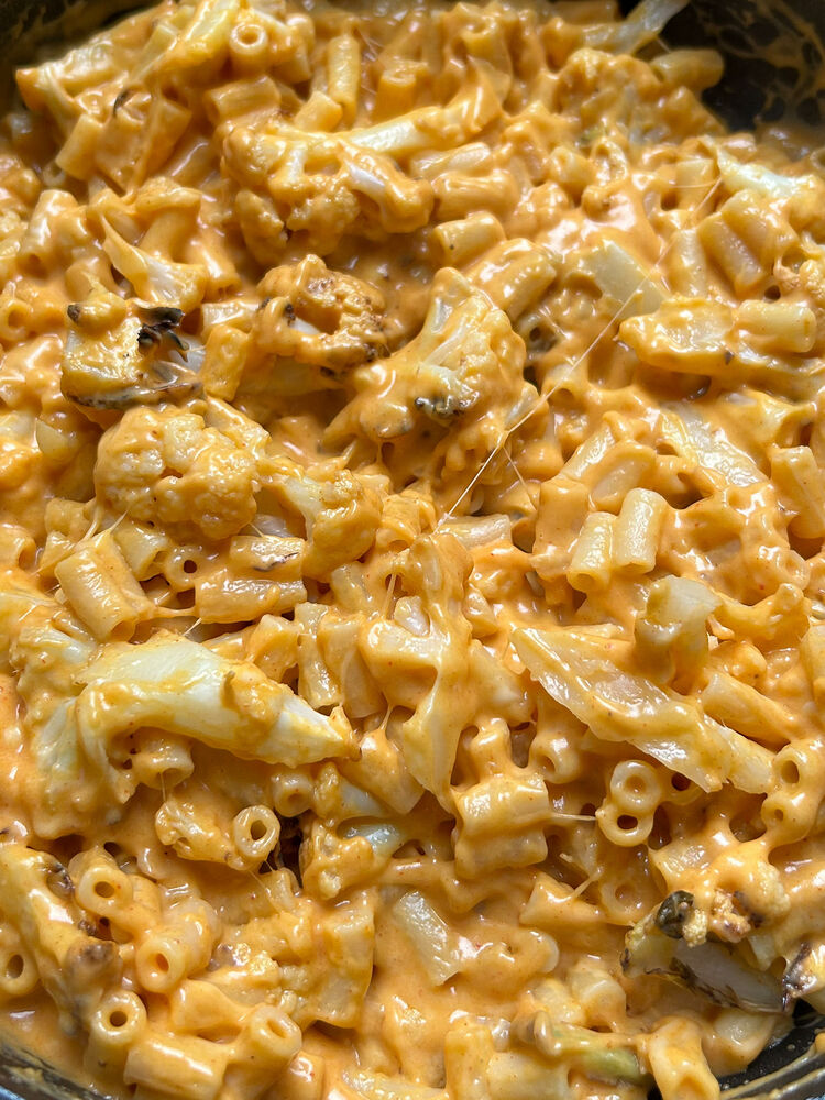 Cauliflower Gochujang Mac n Cheese Recipe | The Feedfeed