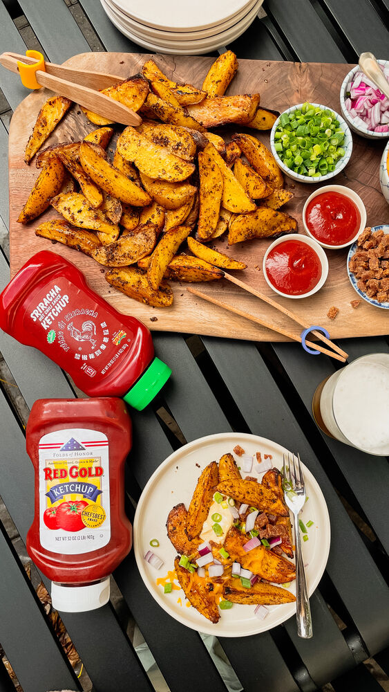 Potato Wedge Bar | Video Recipe The Feedfeed