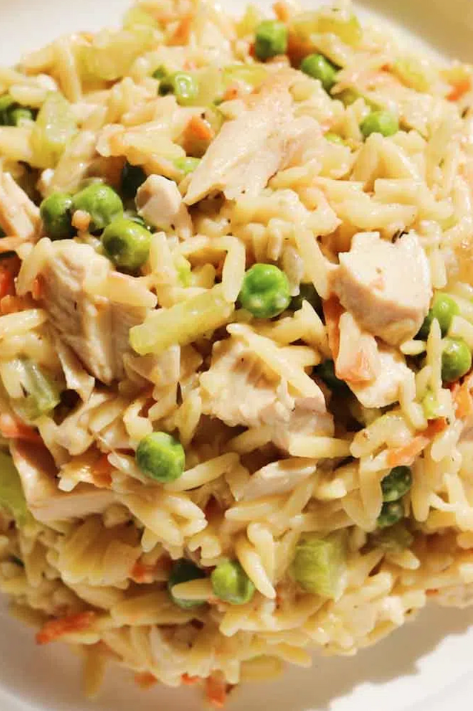 One Pot Chicken Pot Pie Orzo Recipe | The Feedfeed