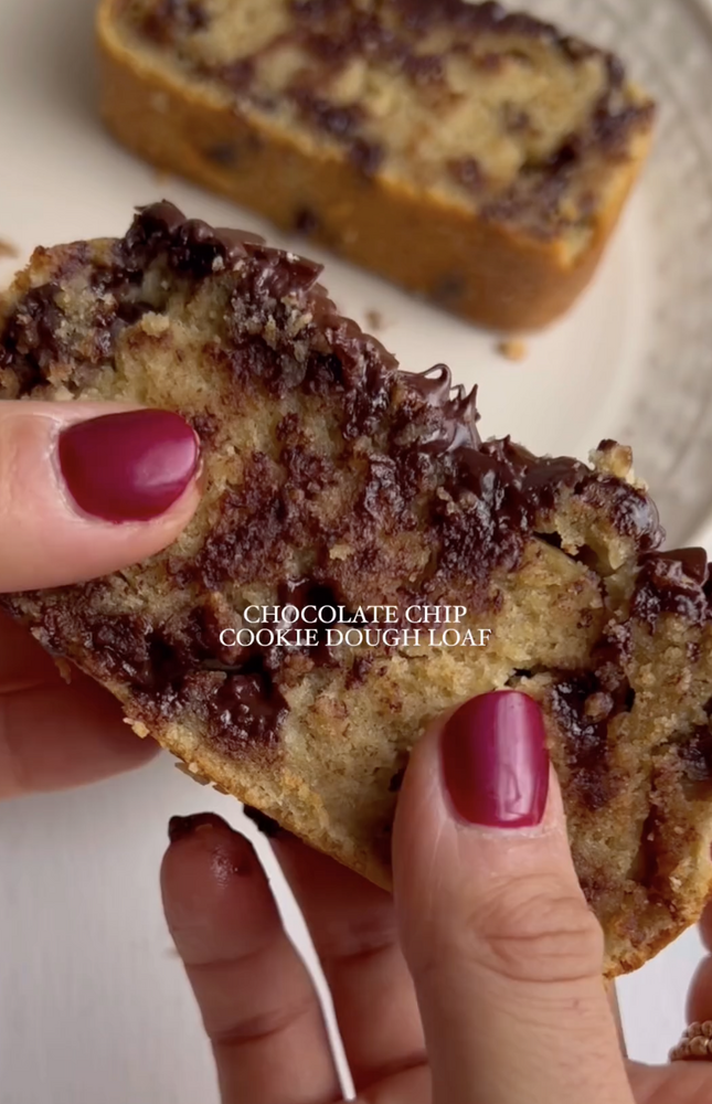Chocolate Chip Cookie Dough Loaf Recipe | The Feedfeed