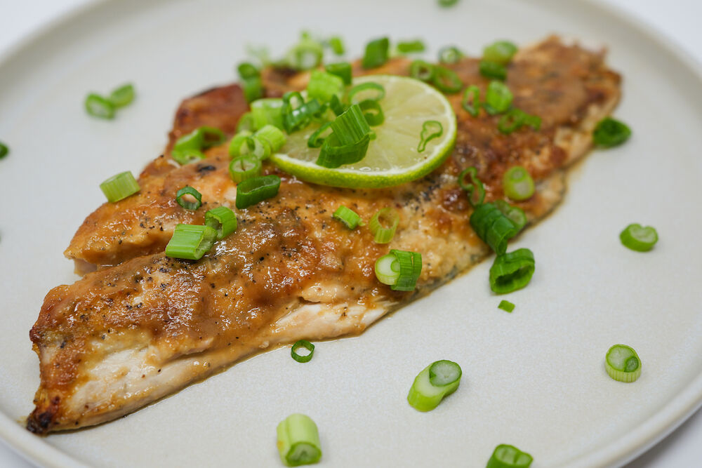 Chipotle-Plum Glazed Triple Tail Snapper Recipe | The Feedfeed