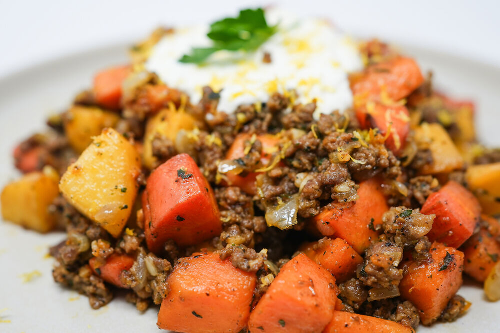Ground Lamb and Root Vegetable Hash Recipe | The Feedfeed