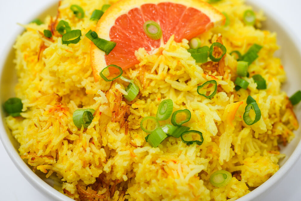 Orange Coconut Saffron Rice Recipe | The Feedfeed