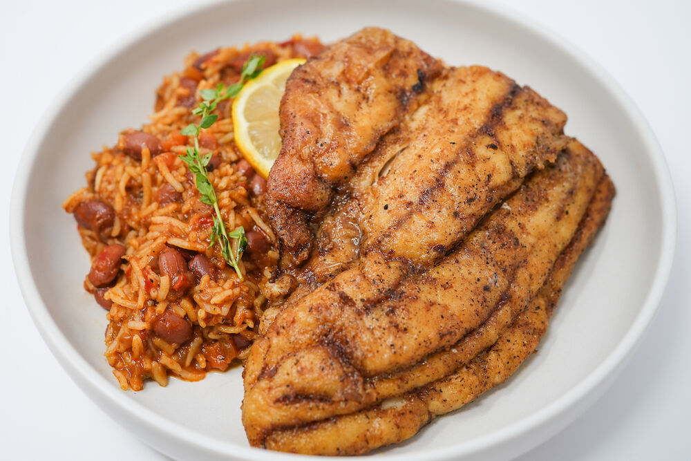 Pan-Fried Redfish, Red Beans, and Rice Recipe | The Feedfeed