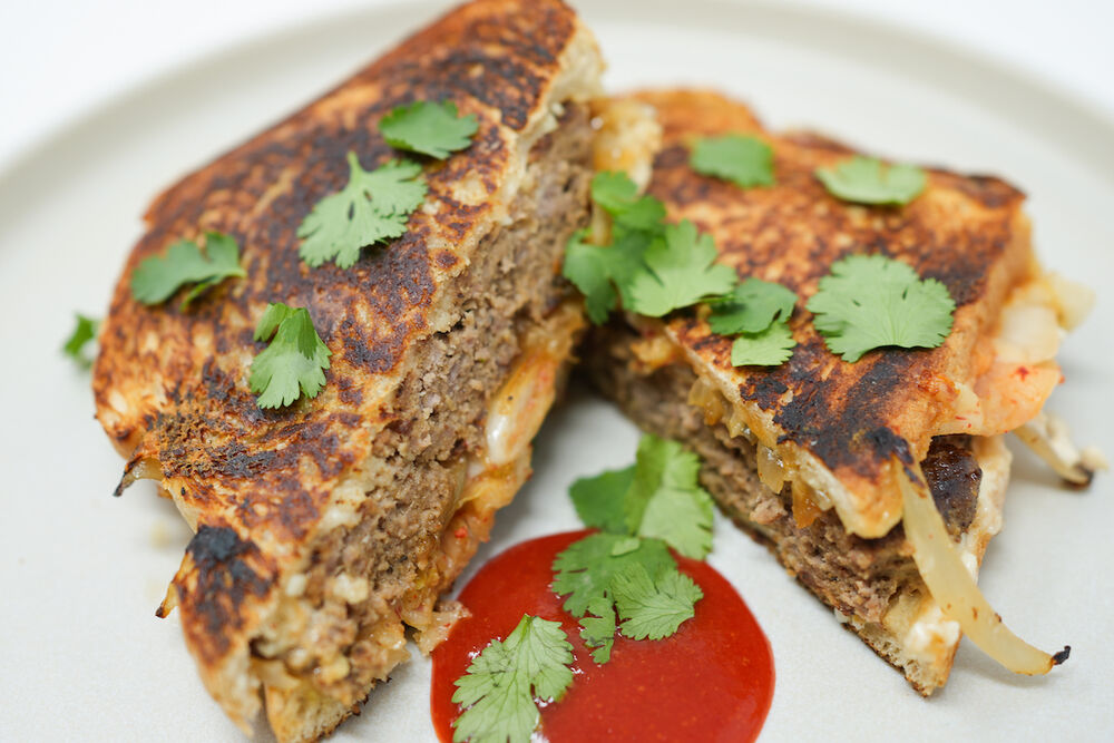 Korean BBQ Patty Melt Recipe | The Feedfeed