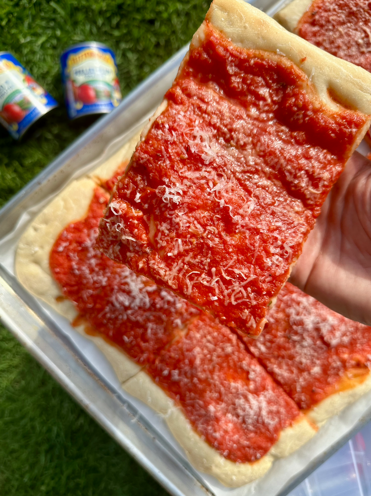 Philly Style Tomato Pie Recipe The Feedfeed