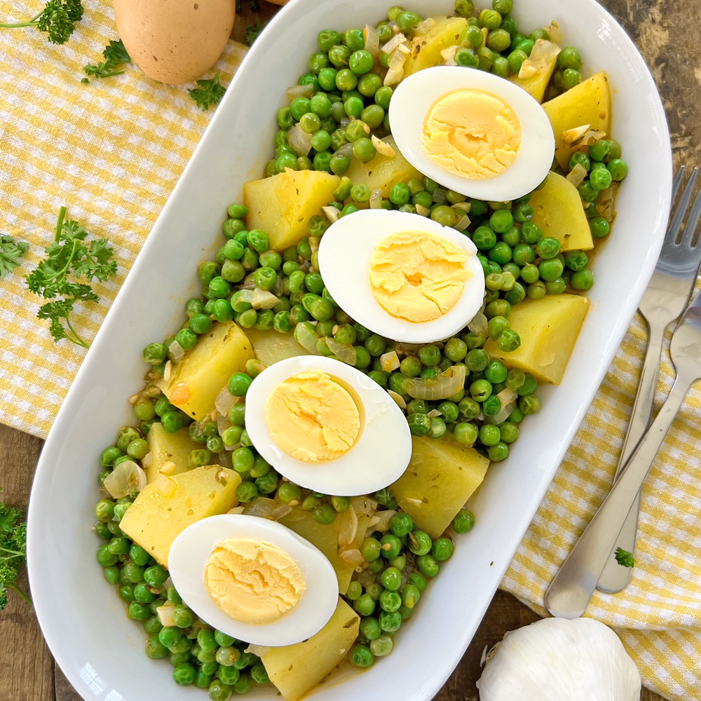 Spanish Peas and Potatoes | CLASSIC Recipe from the Canary Islands ...