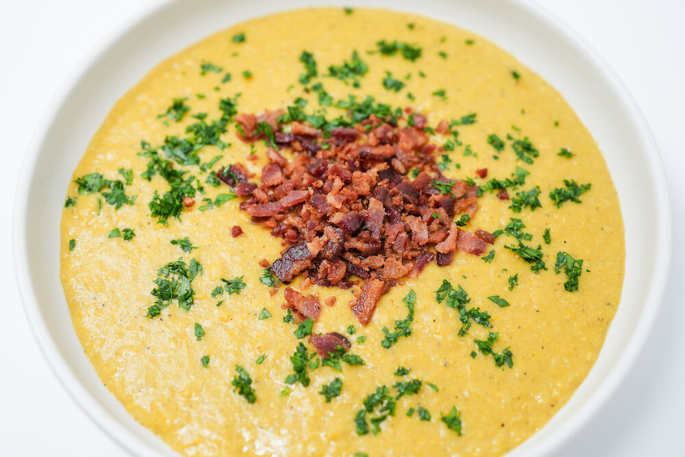 Creamy Corn and Bacon Bisque Recipe | The Feedfeed