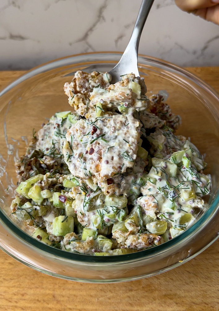 Tater Tot Pickle Salad Recipe | The Feedfeed