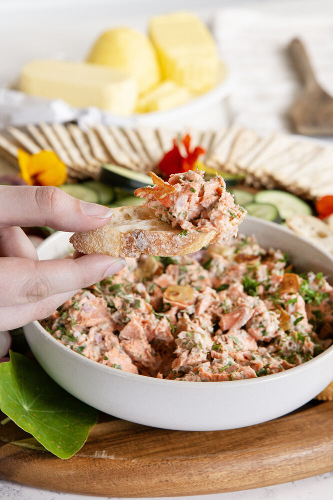 French Dill Salmon Dip Recipe | The Feedfeed