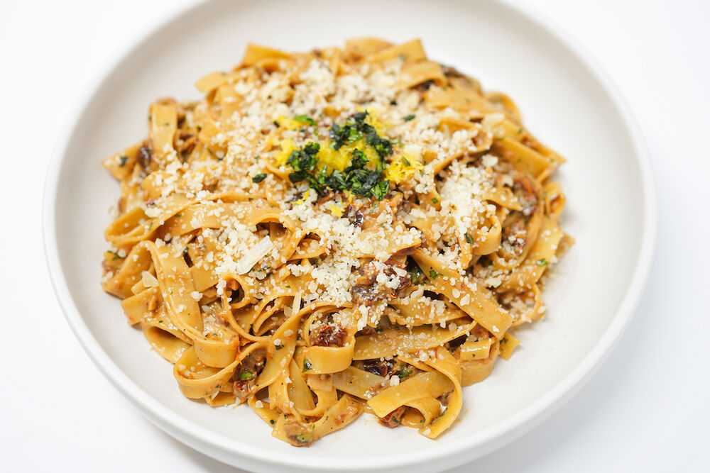 Sun-dried Tomato and Basil Tagliatelle Recipe | The Feedfeed