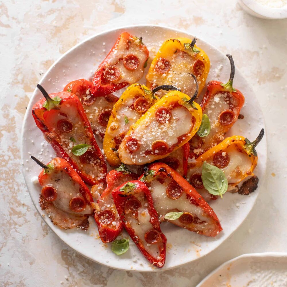 Game Day Pizza Pepper Poppers Recipe | The Feedfeed