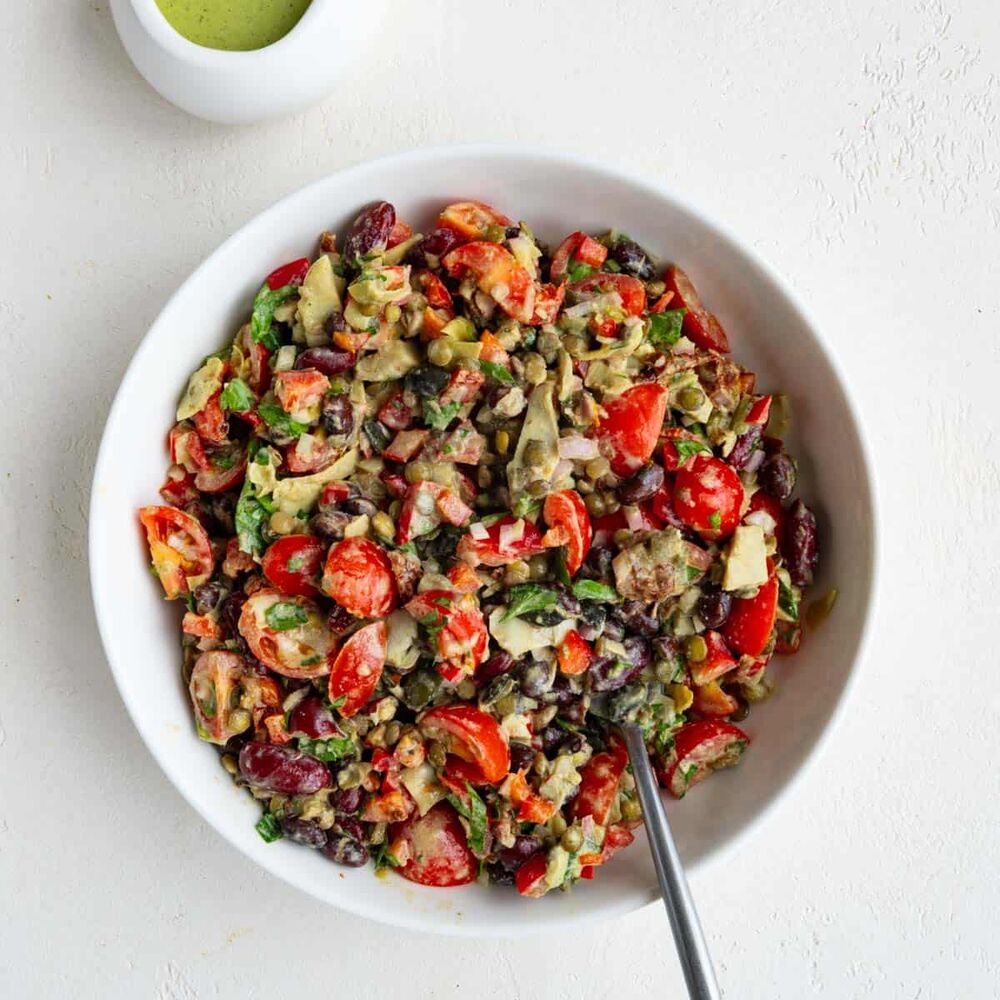 Dense Bean Salad Recipe | The Feedfeed