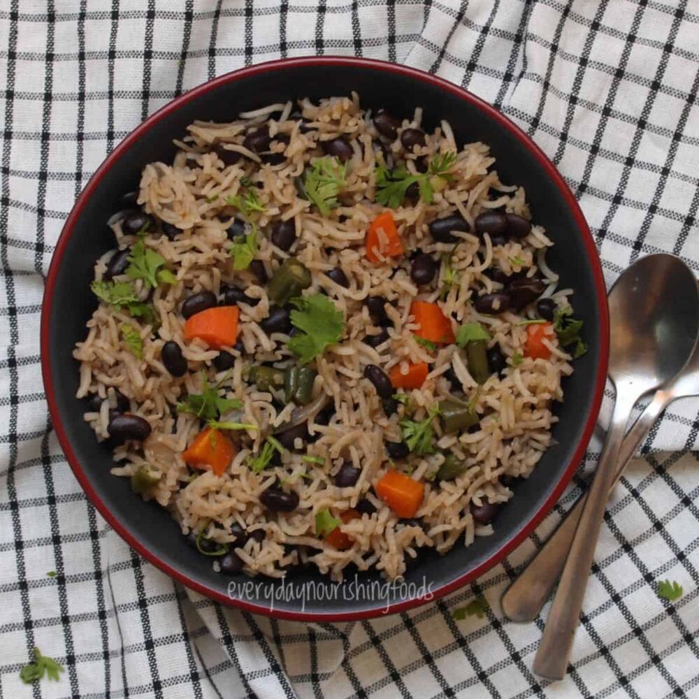 Black Beans and Basmati Rice Pilaf Recipe Recipe | The Feedfeed
