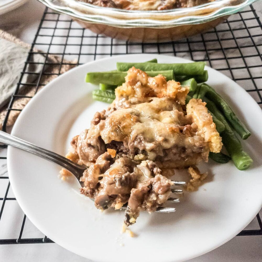 Ground Beef Meat Pie with Low-Carb Crust Recipe | The Feedfeed