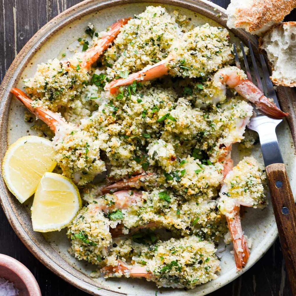 Shrimp Oreganata Recipe | The Feedfeed