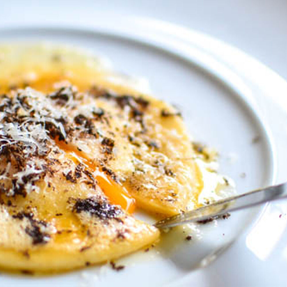 Egg Yolk Raviolo with Truffle Butter Recipe Recipe | The Feedfeed
