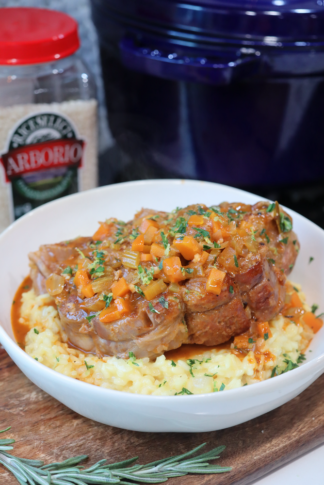Osso Buco with Saffron Risotto (Risotto Milanese) Recipe | The Feedfeed