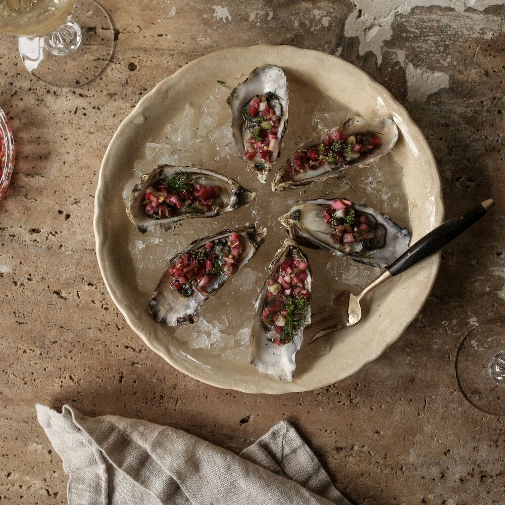 Ramp mignonette sauce Recipe | The Feedfeed