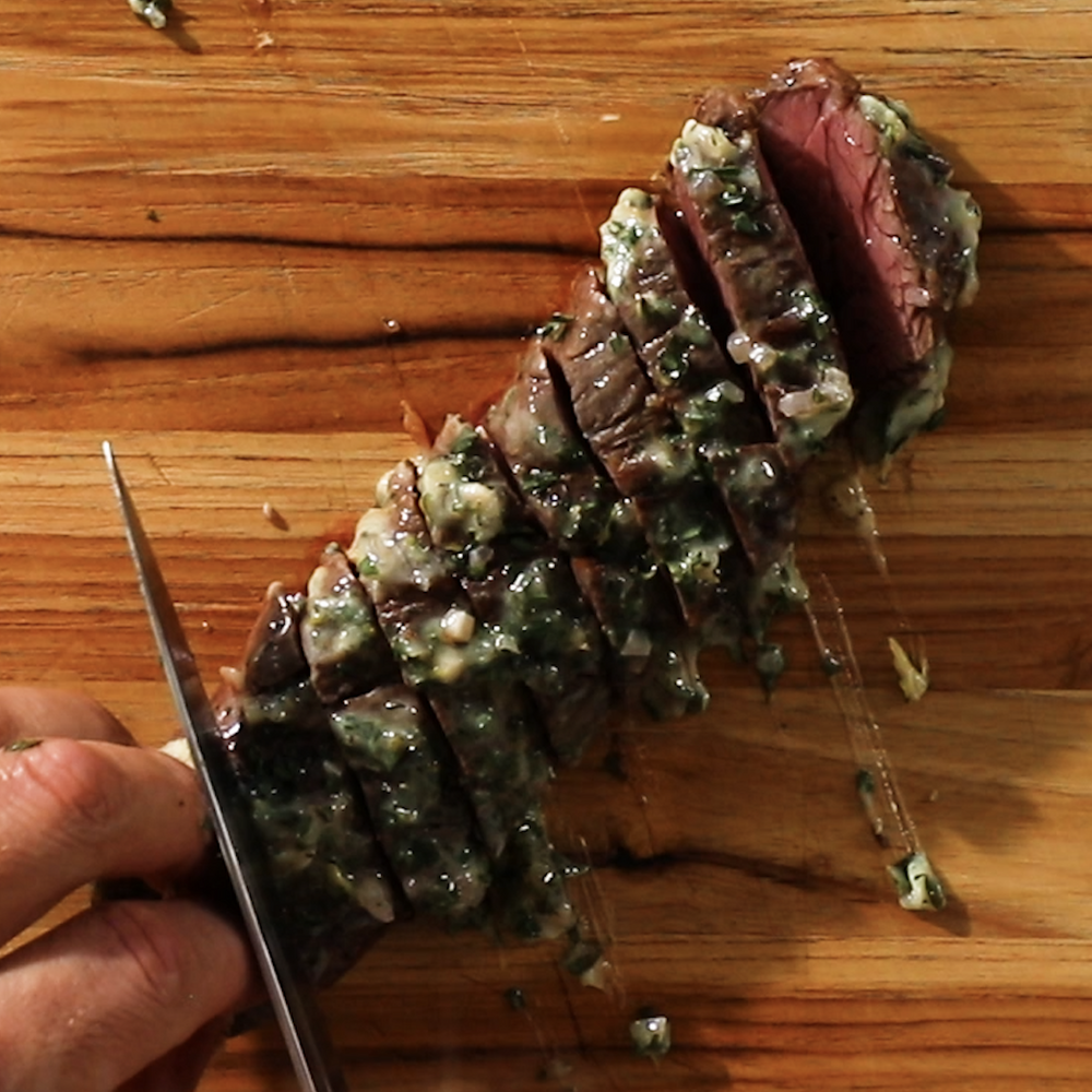Recipe of the Day: Garlic Herb Compound Butter Steak by thefeedfeed ...