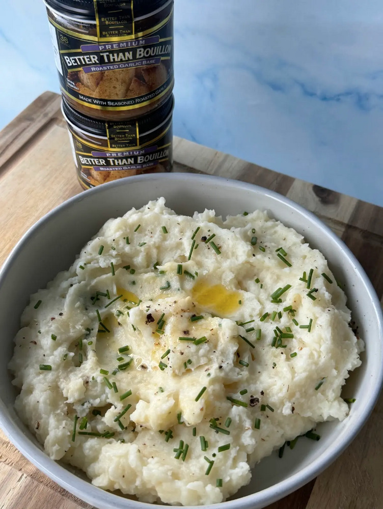 roasted garlic mashed potatoes