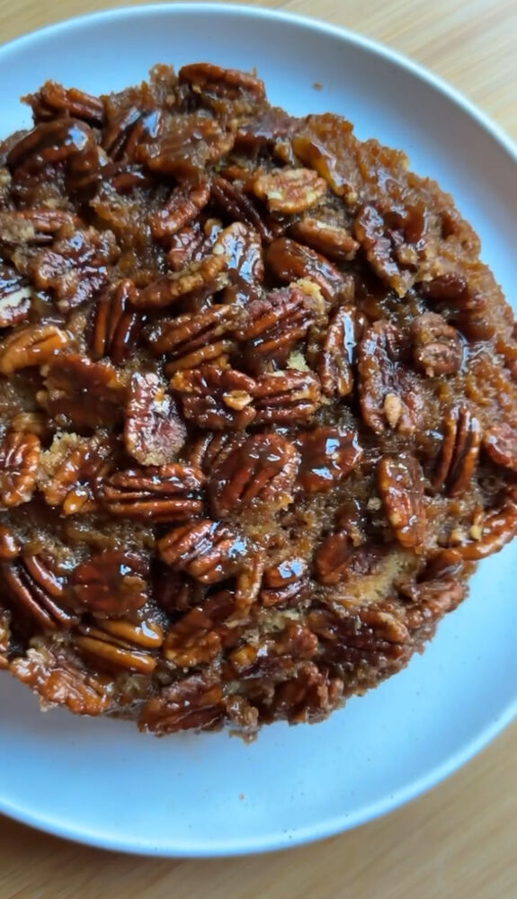 Pecan Pie Upside Down Cake Recipe | The Feedfeed
