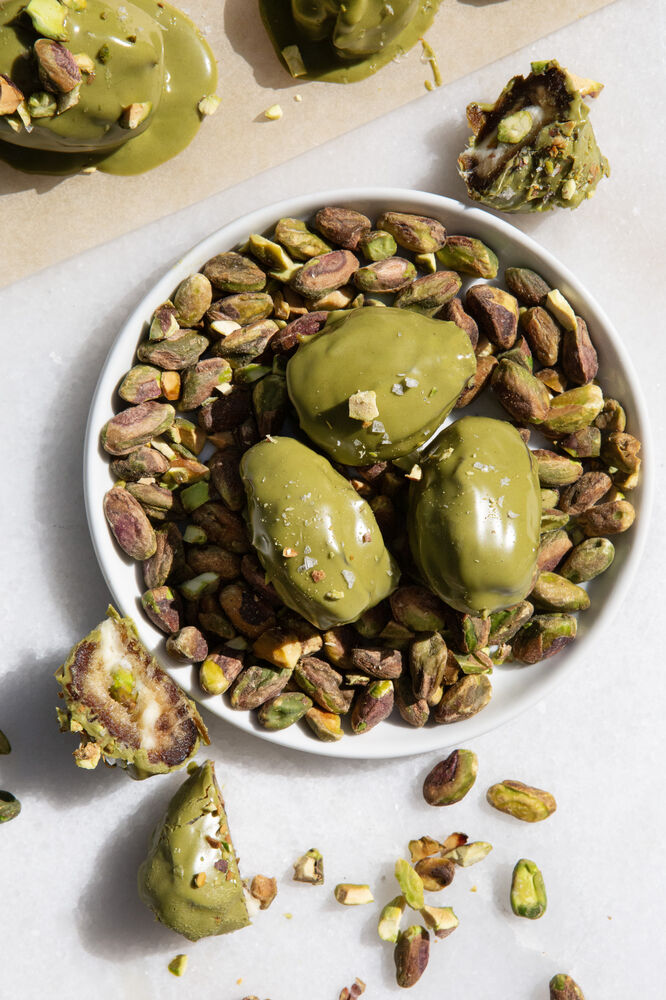 Creamy Pistachio Dates Recipe | The Feedfeed
