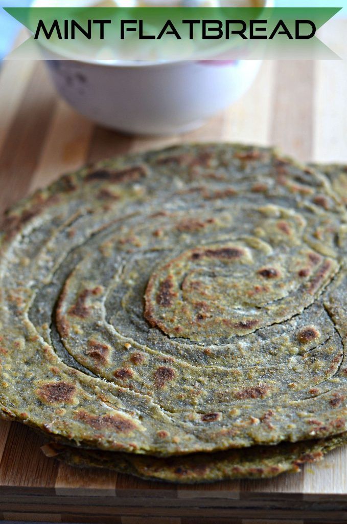 Pudina laccha paratha recipe (step by step) | mint paratha recipe ...