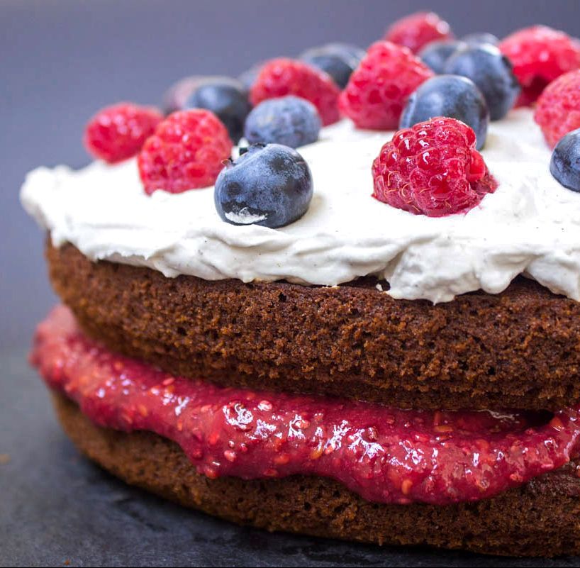 Berry Sponge Cake Recipe | The Feedfeed
