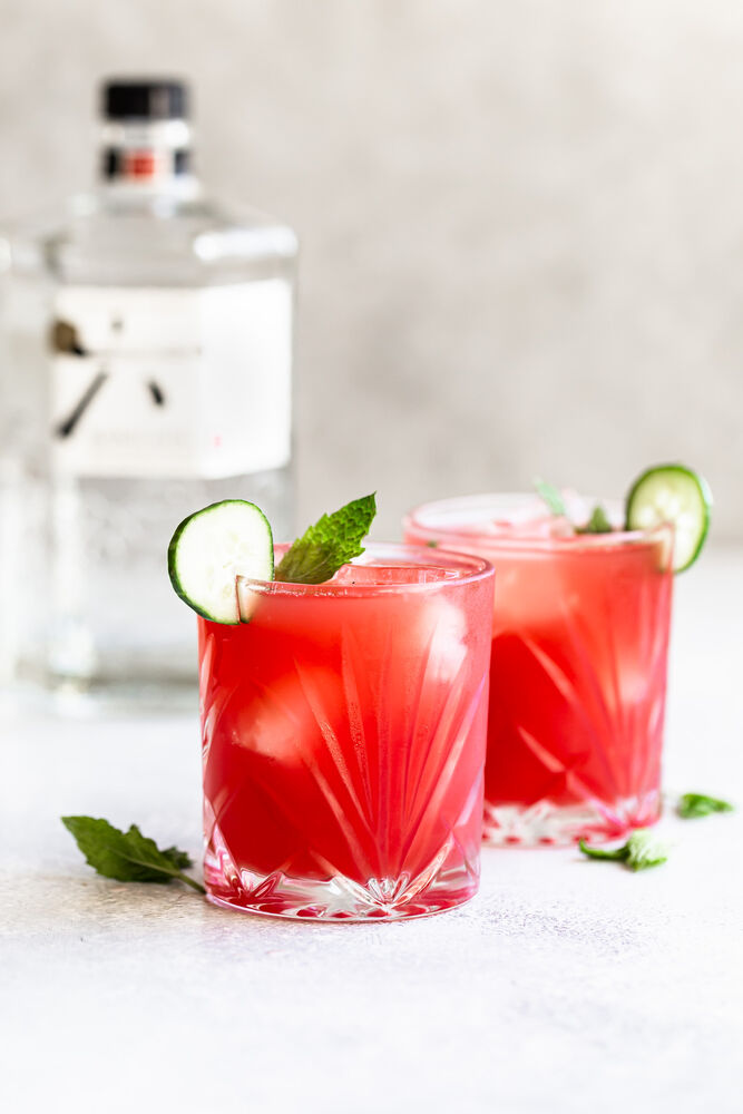 Watermelon gin cocktail Recipe | The Feedfeed