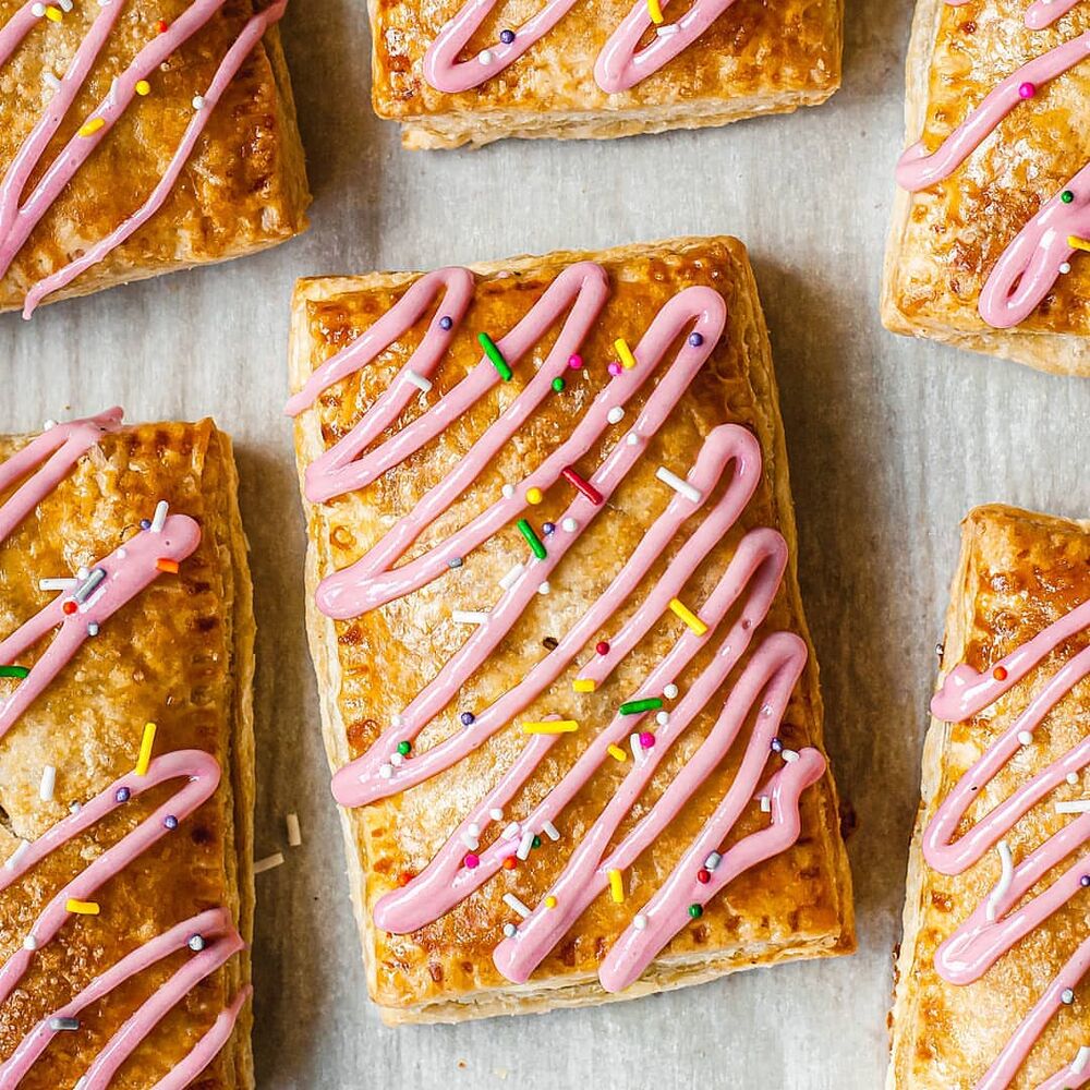 Berry and Rhubarb Breakfast Pastries Recipe | The Feedfeed