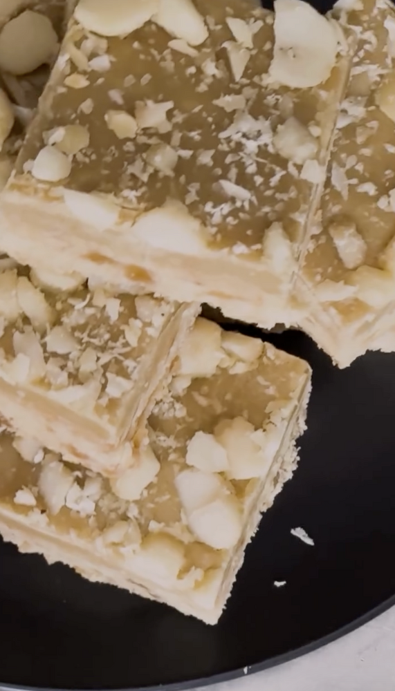 Macadamia Ginger Slice Recipe Recipe | The Feedfeed