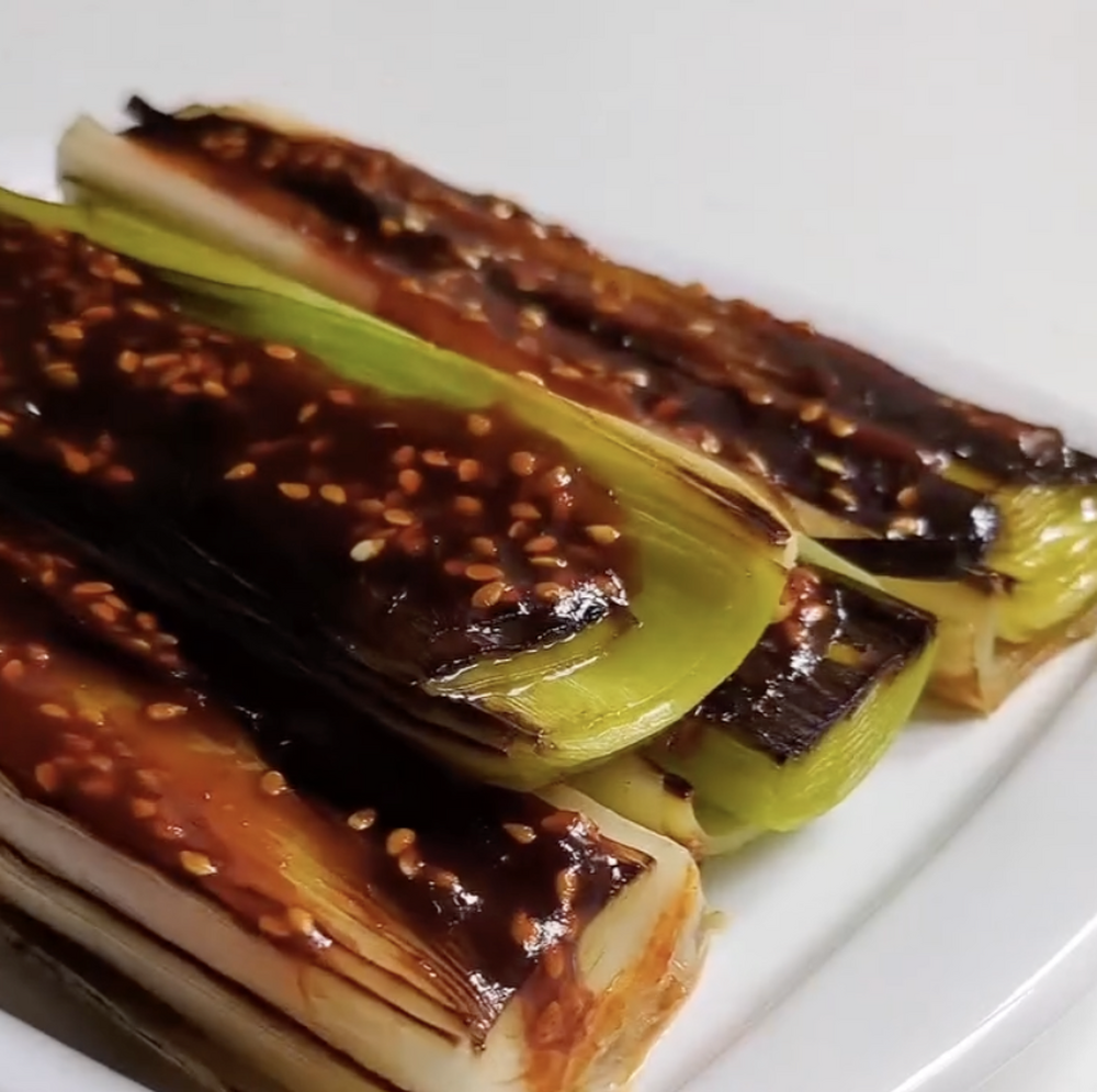 Gochujang Charred Leeks Recipe | The Feedfeed