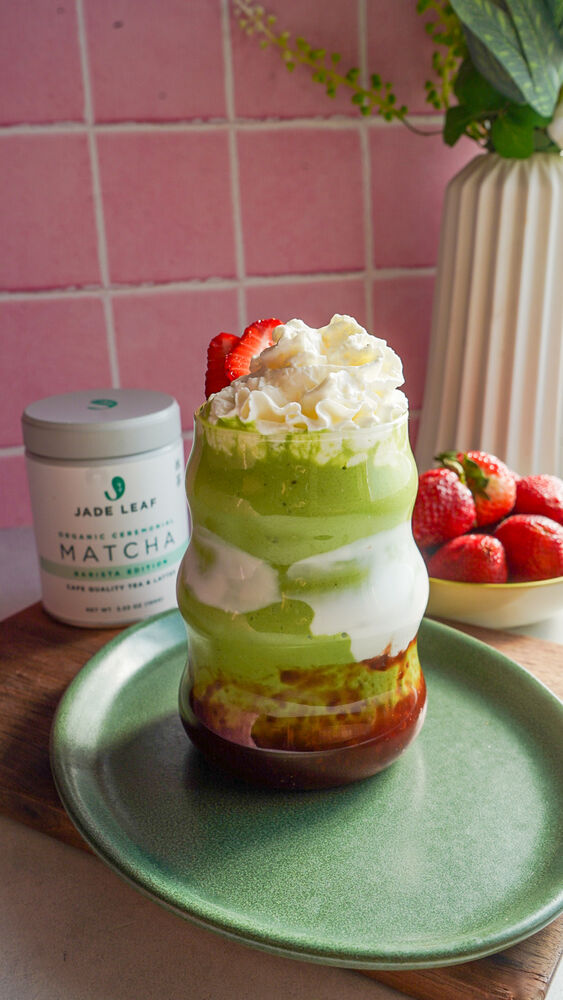 Matcha Strawberry Cheesecake Smoothie Recipe | The Feedfeed